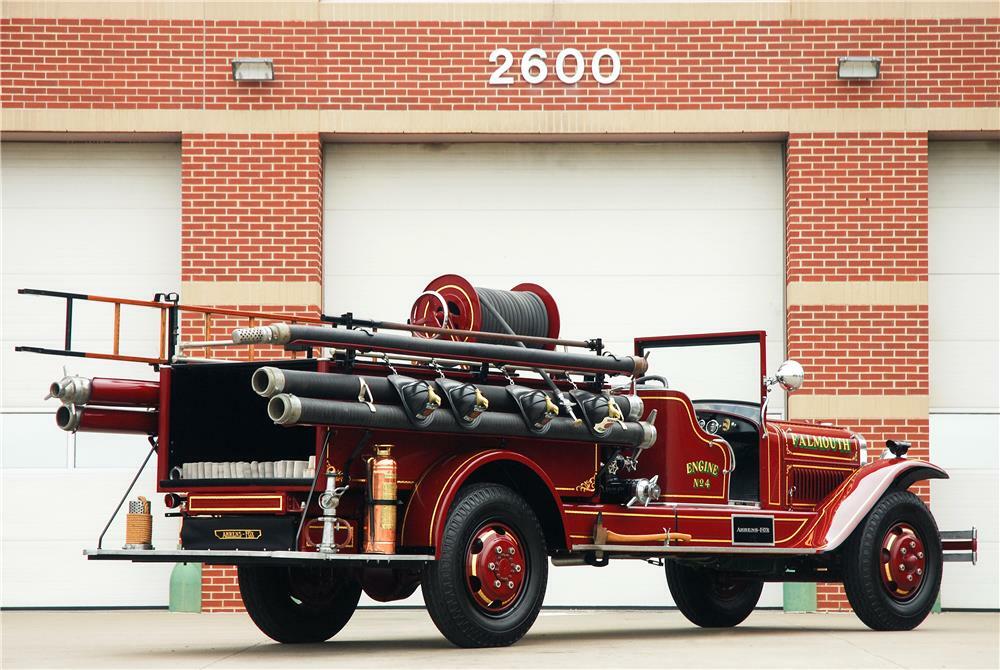 1930 AHRENS FOX MODEL V FIRE TRUCK Rear 3 4 181591 1930-ahrens-fox-model-v-fire-truck-rear-3-4-181591