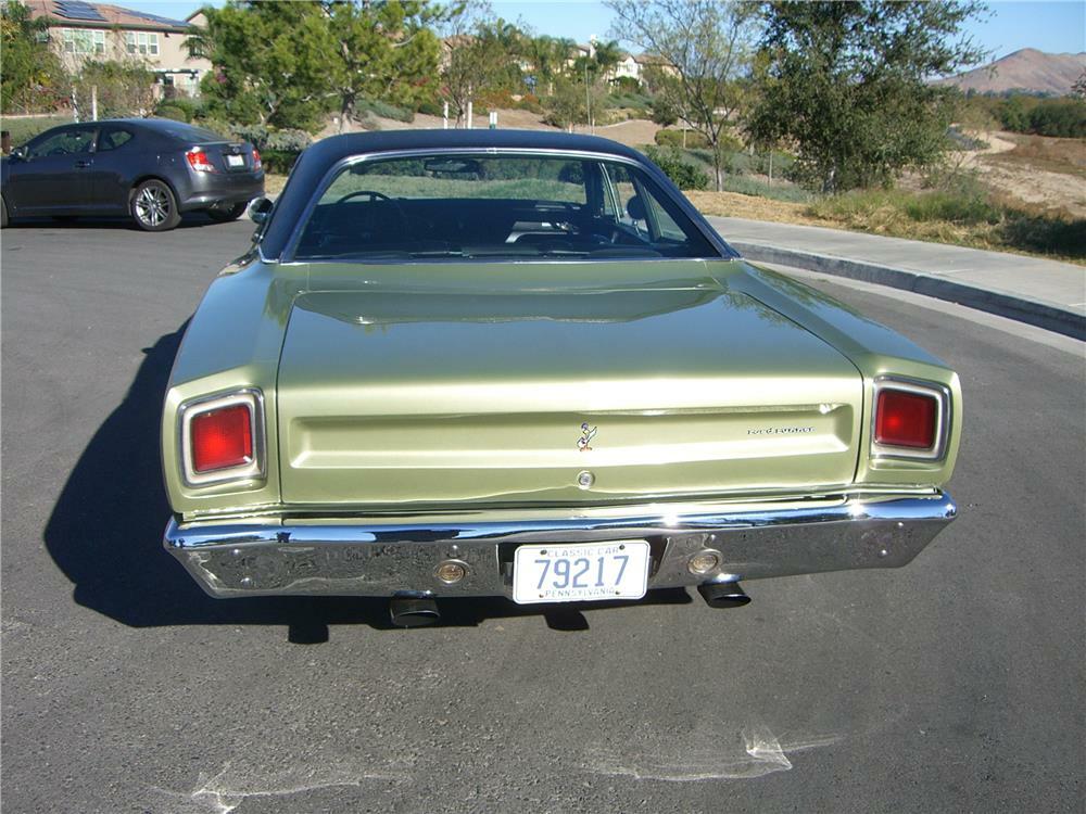 1969 PLYMOUTH ROAD RUNNER - Rear 3/4 - 181881