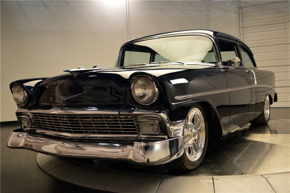 1956 CHEVROLET 210 CUSTOM - Front 3/4 - 182114