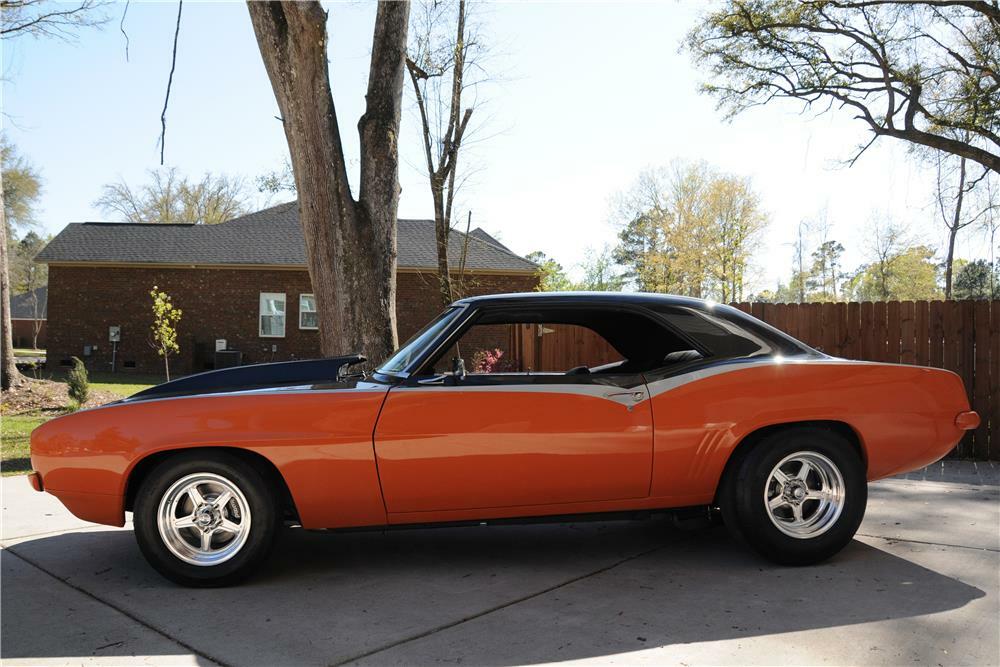 1969 CHEVROLET CAMARO CUSTOM - Side Profile - 183786