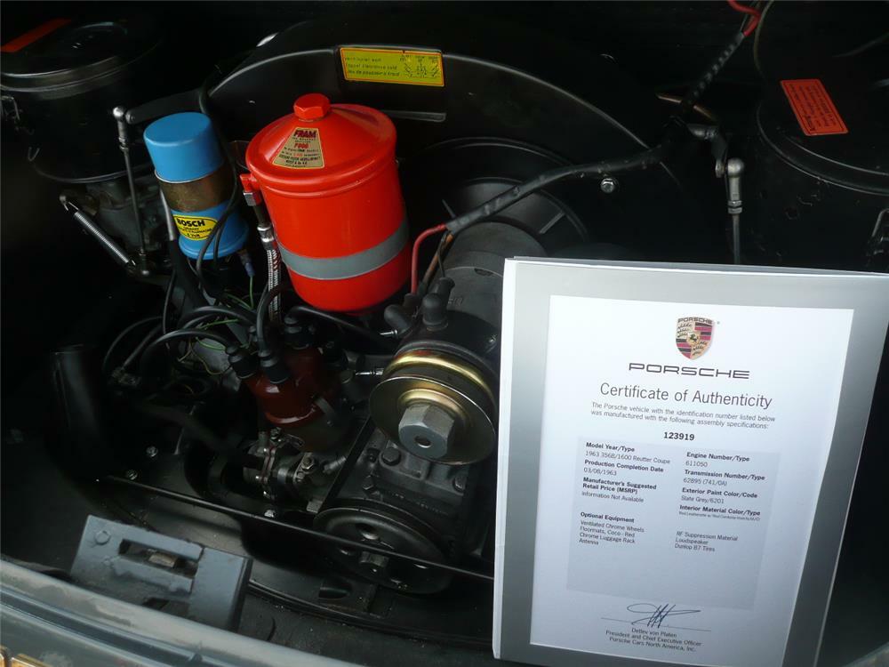 1963 PORSCHE 356B - Engine - 184086