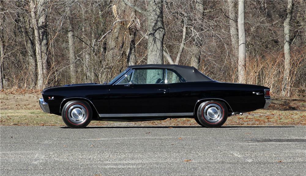 1967 CHEVROLET CHEVELLE SS 396 CONVERTIBLE - Side Profile - 184467
