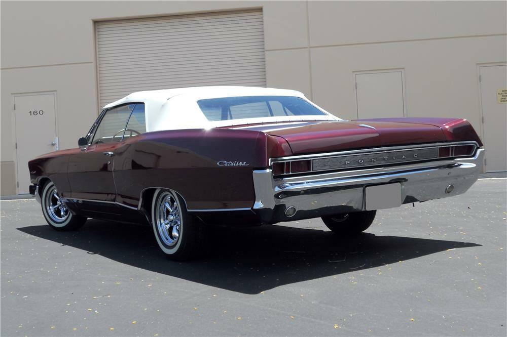 1965 PONTIAC CATALINA CONVERTIBLE - Rear 3/4 - 185741