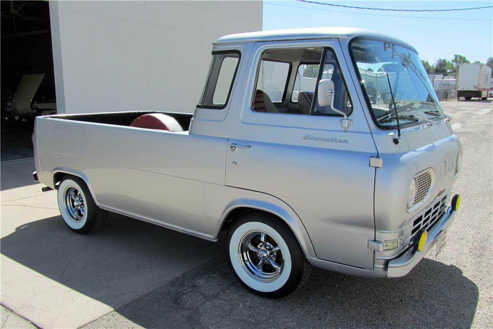 1961 FORD ECONOLINE CUSTOM PICKUP - Front 3/4 - 185747