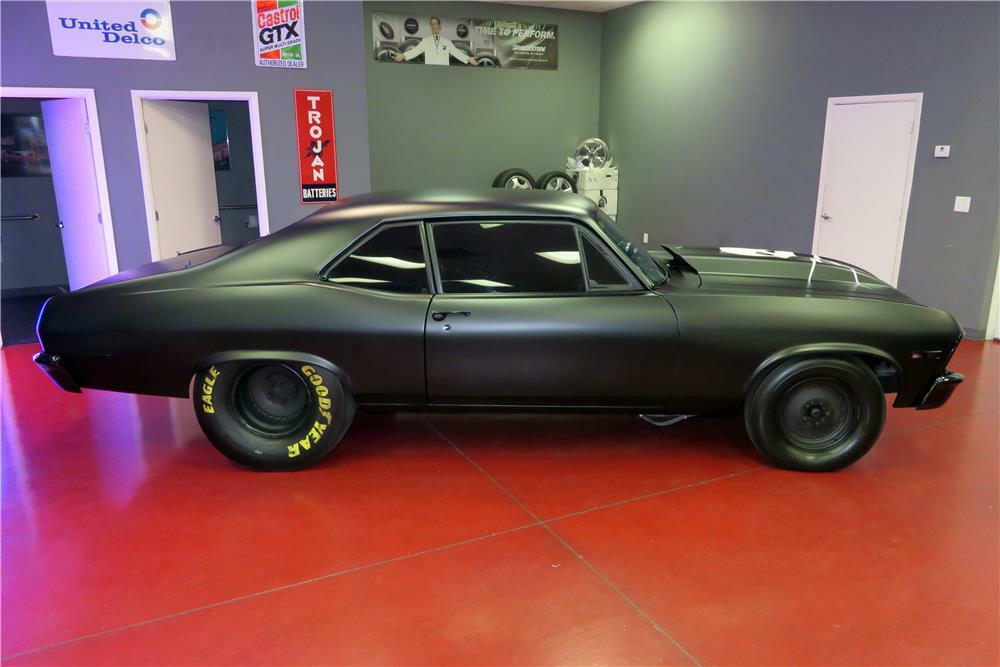 1972 CHEVROLET NOVA CUSTOM - Side Profile - 186760