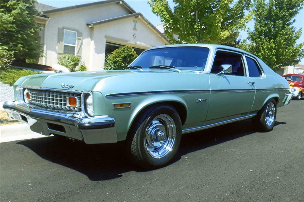 1973 CHEVROLET NOVA CUSTOM COUPE - Front 3/4 - 187236
