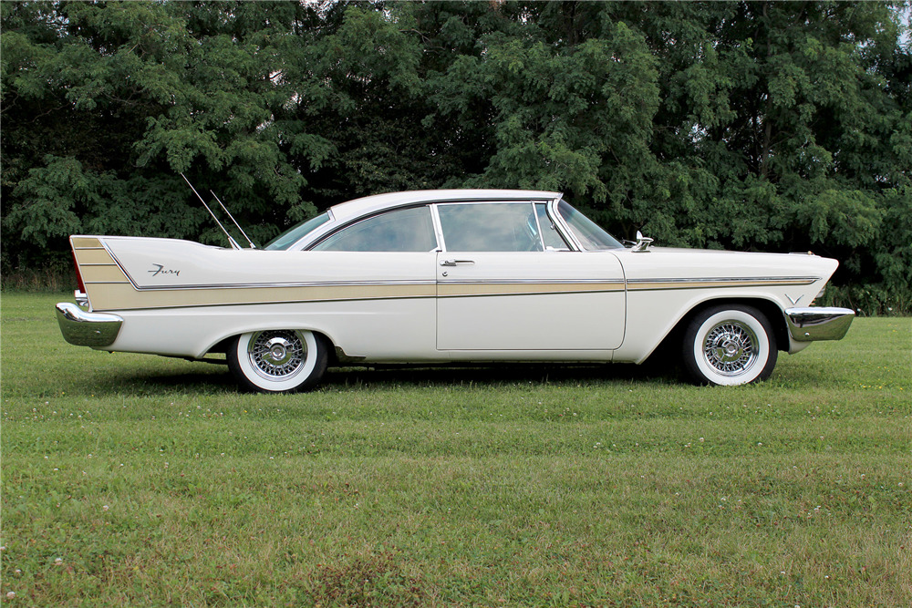1957 PLYMOUTH FURY - Side Profile - 188708