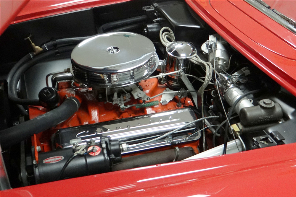 1955 CHEVROLET CORVETTE 265/195 CONVERTIBLE - Engine - 188813
