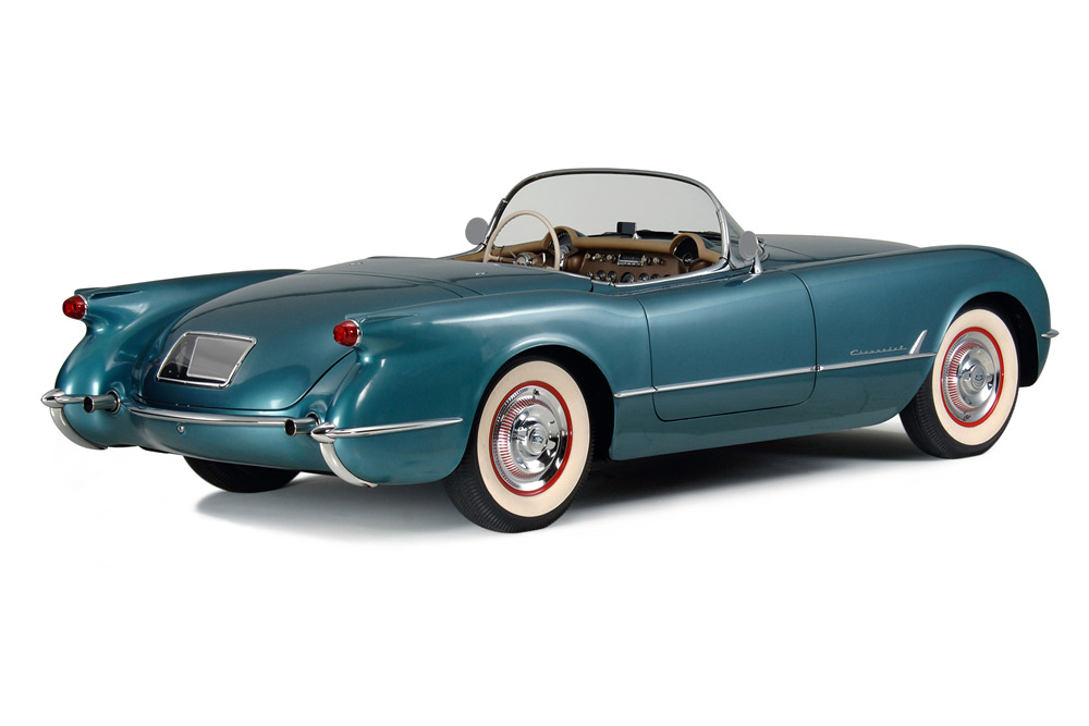 1954 Light Blue Convertible