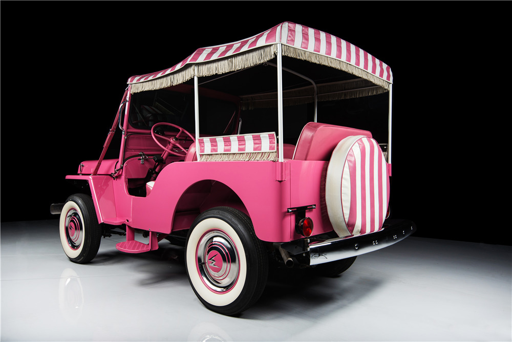 1960 WILLYS JEEP SURREY GALA CONVERTIBLE - Rear 3/4 - 188969