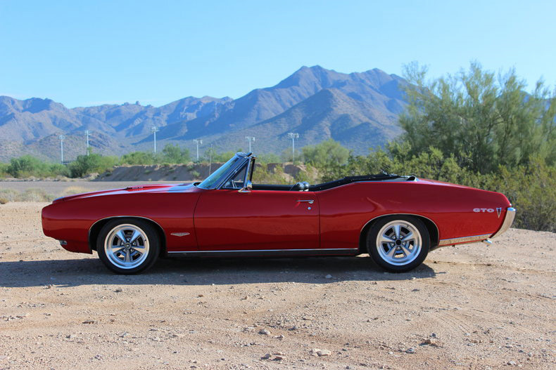 1968 PONTIAC GTO CONVERTIBLE - Side Profile - 189956