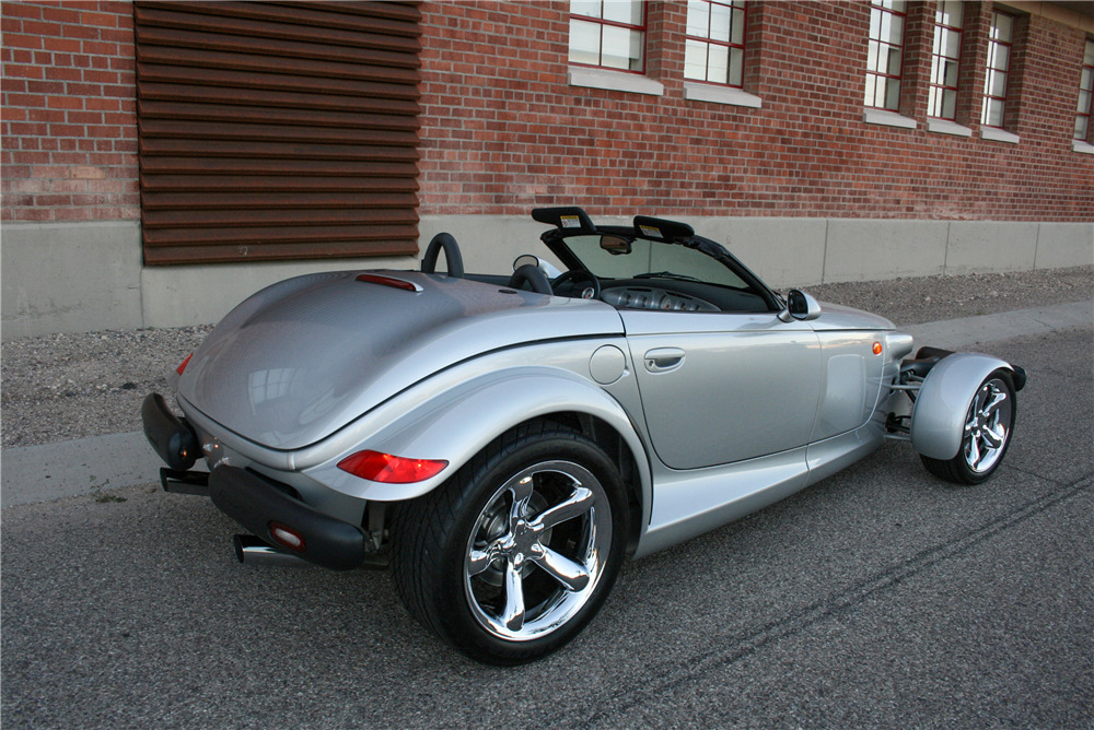 2000 PLYMOUTH PROWLER CONVERTIBLE - Rear 3/4 - 189996