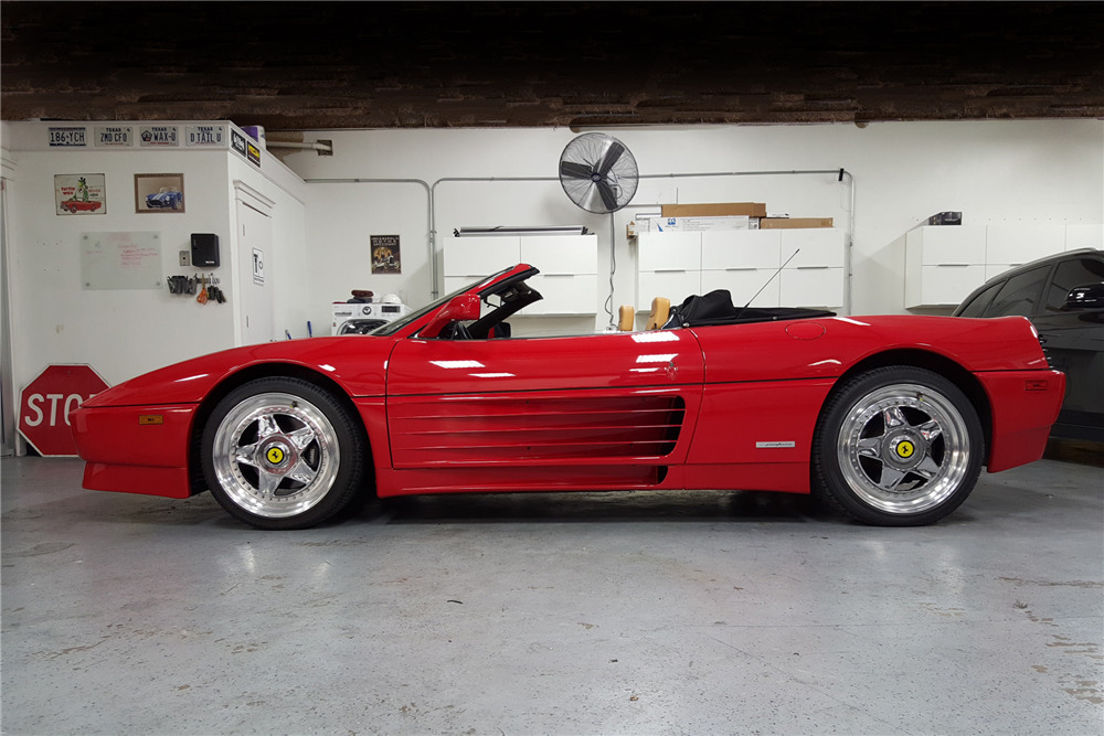 1990 FERRARI 348 TS SPIDER - Side Profile - 190294
