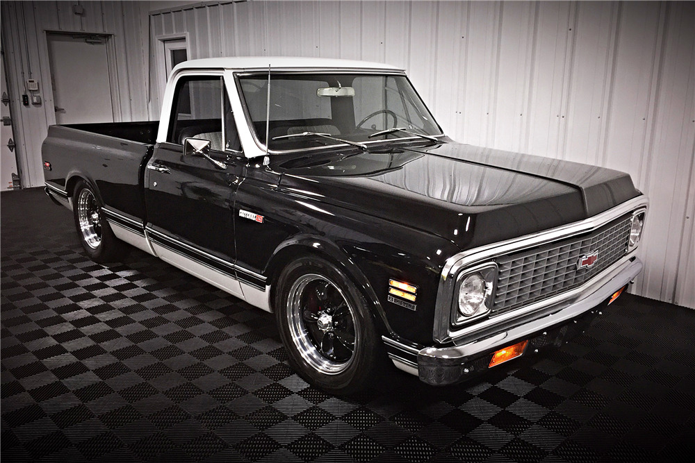 1971 CHEVROLET CHEYENNE CUSTOM PICKUP - Front 3/4 - 190494
