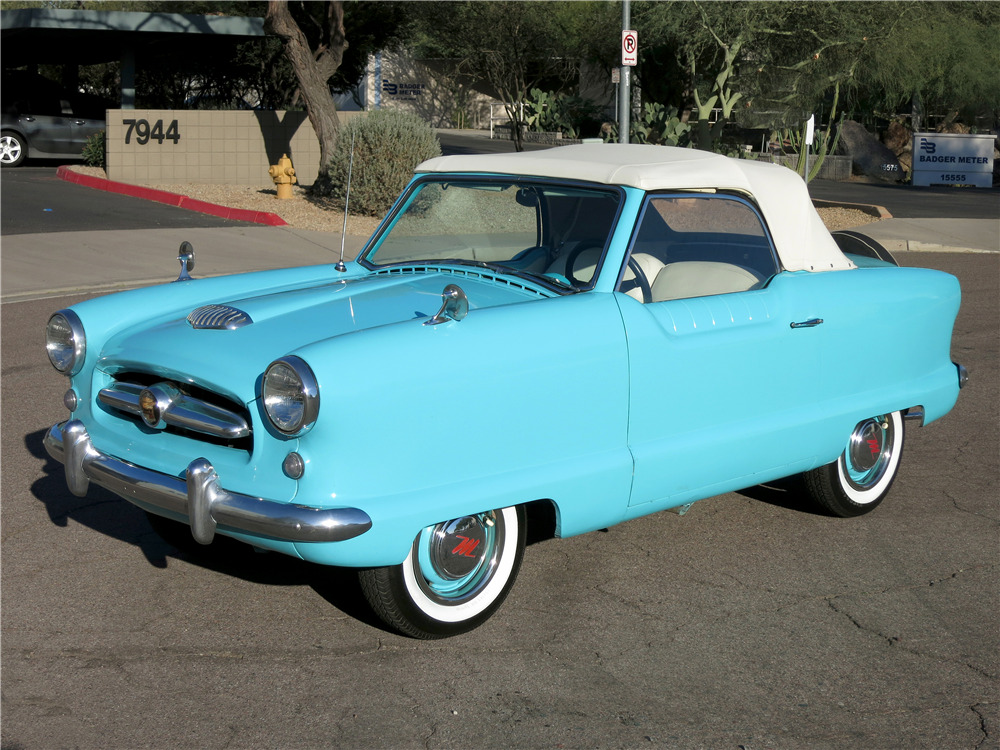 1955 NASH METROPOLITAN CONVERTIBLE - Front 3/4 - 190964