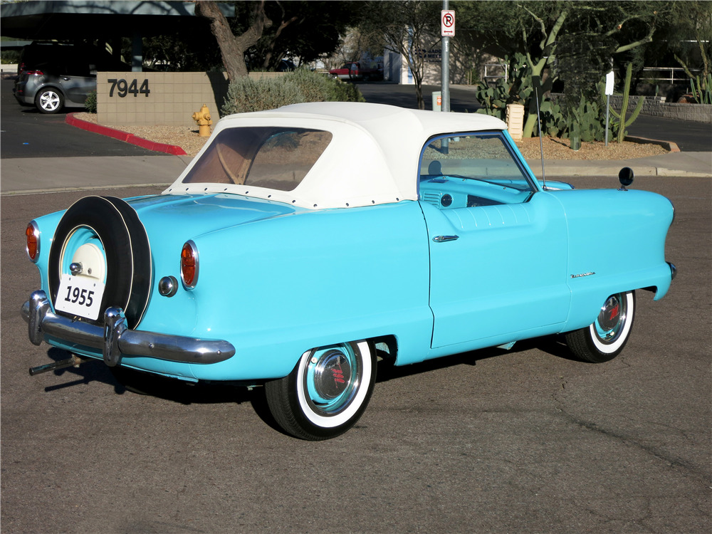 1955 NASH METROPOLITAN CONVERTIBLE - Rear 3/4 - 190964