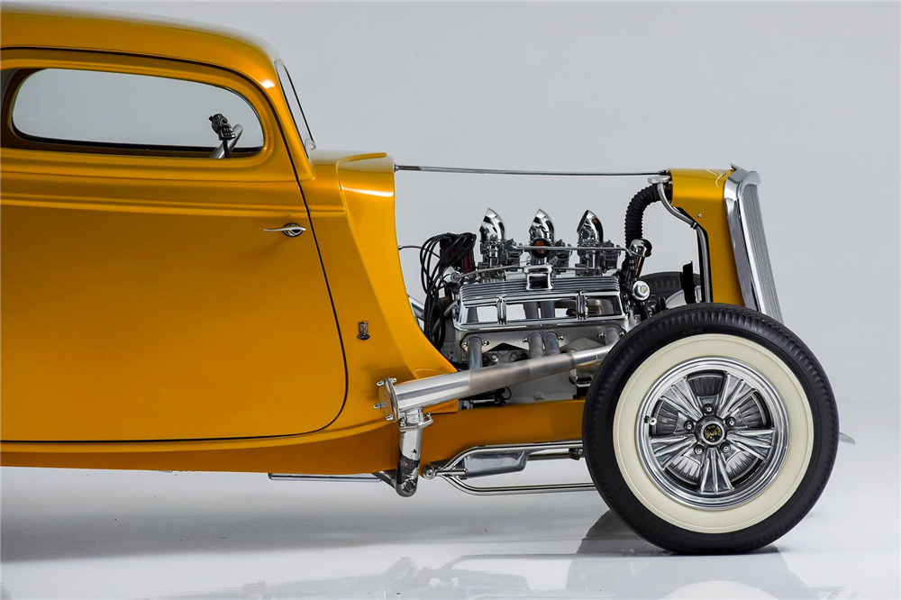 1933 FORD 3-WINDOW RICK DORE CUSTOM COUPE - Engine - 193789