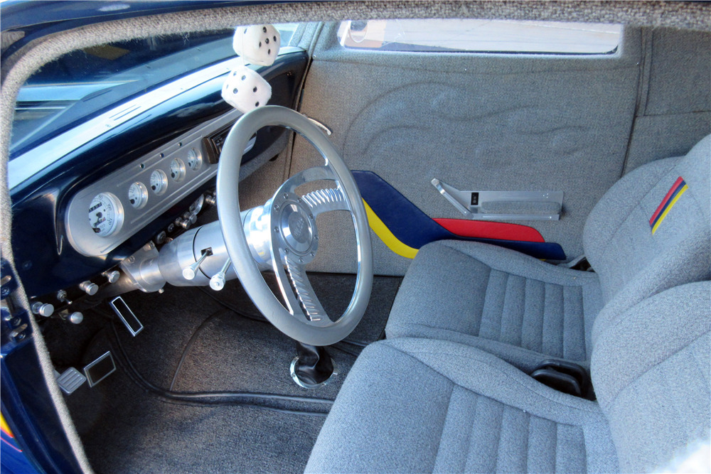 1934 FORD 3-WINDOW CUSTOM COUPE - Interior - 193986