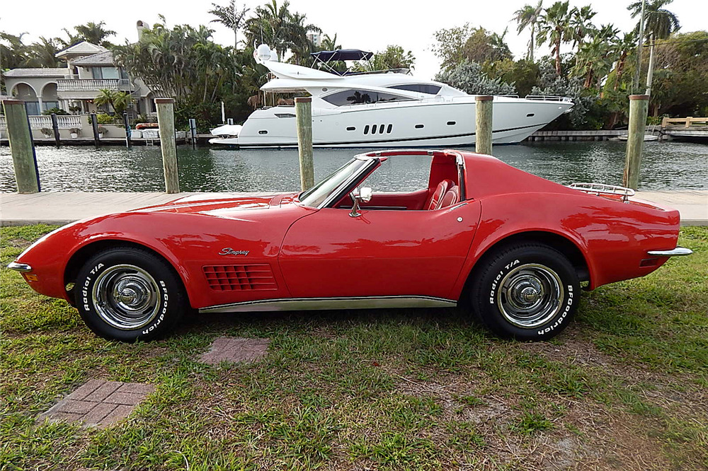 1972 CHEVROLET CORVETTE T-TOP - Side Profile - 194104