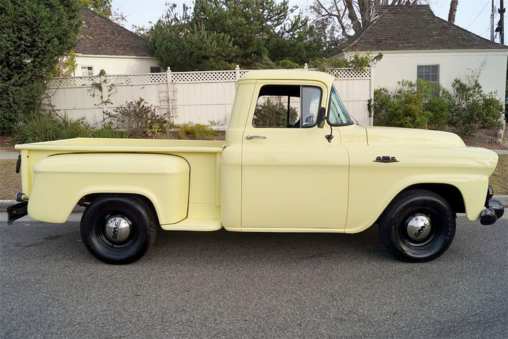1958 GMC 1/2 TON STEPSIDE PICKUP - Side Profile - 194259