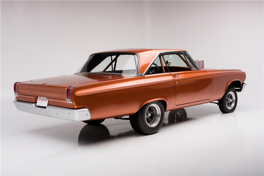 1965 DODGE CORONET HEMI AFX RACECAR RE-CREATION - Rear 3/4 - 194284
