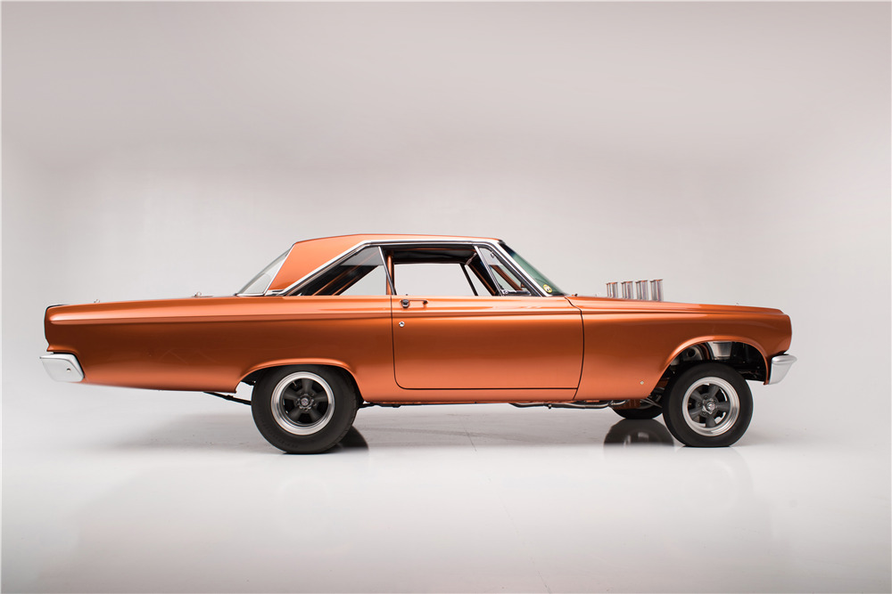 1965 DODGE CORONET HEMI AFX RACECAR RE-CREATION - Side Profile - 194284