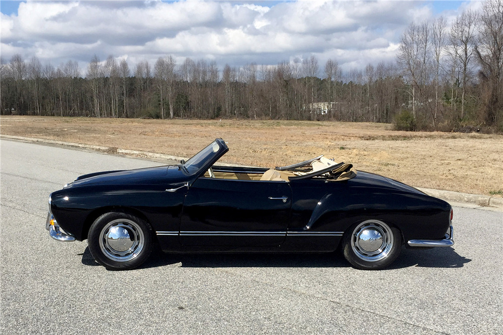 1964 VOLKSWAGEN KARMANN GHIA CONVERTIBLE - Side Profile - 194433