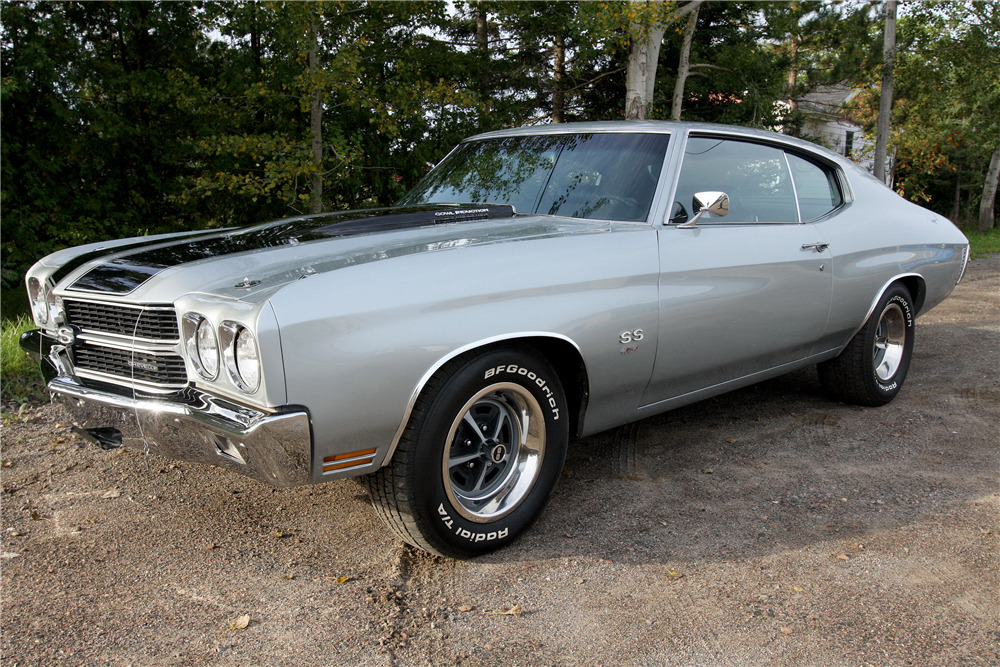 1970 CHEVROLET CHEVELLE - Front 3/4 - 195546
