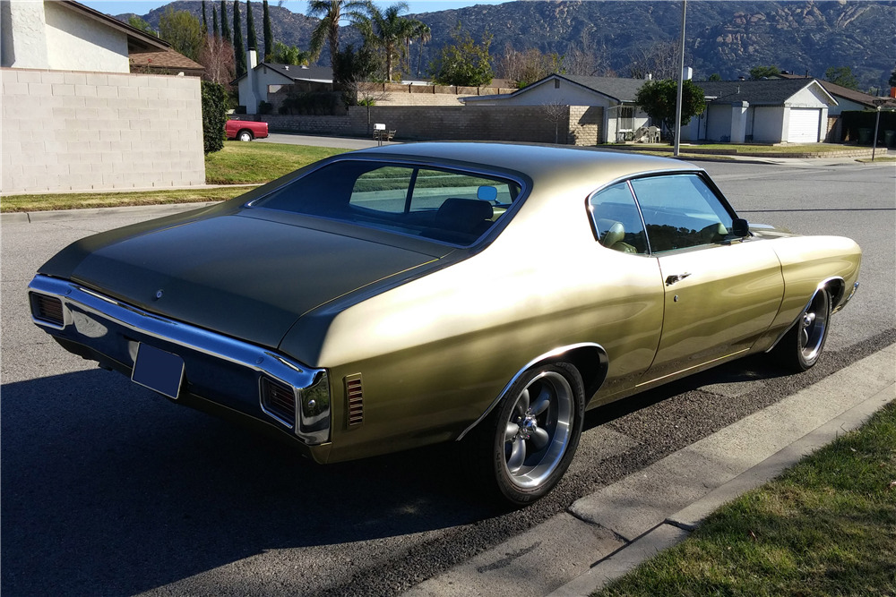 1970 CHEVROLET MALIBU - Rear 3/4 - 198113
