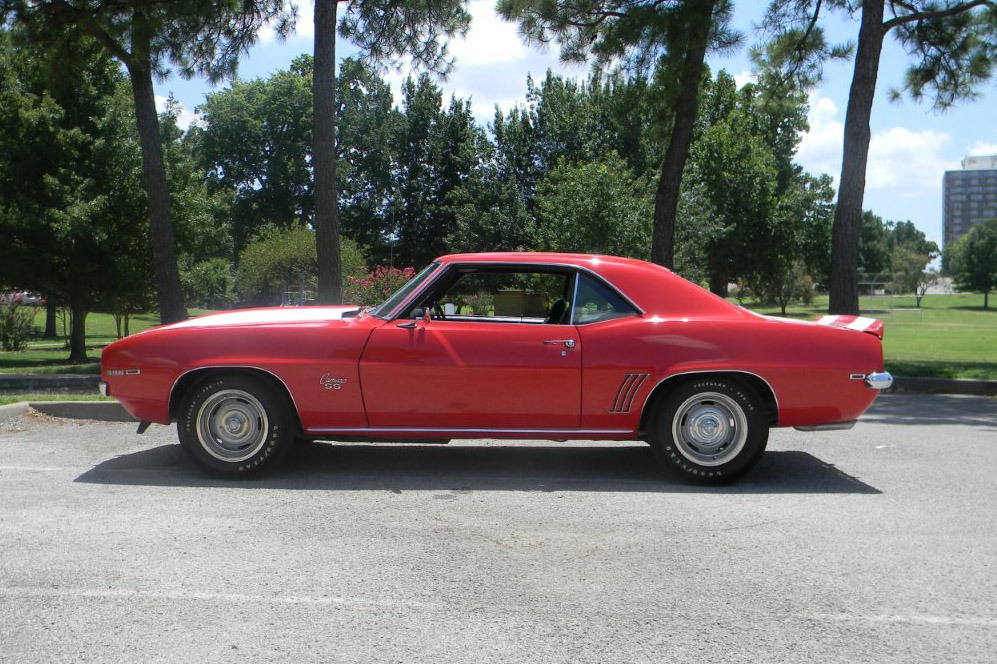1969 CHEVROLET CAMARO SS - Side Profile - 198166