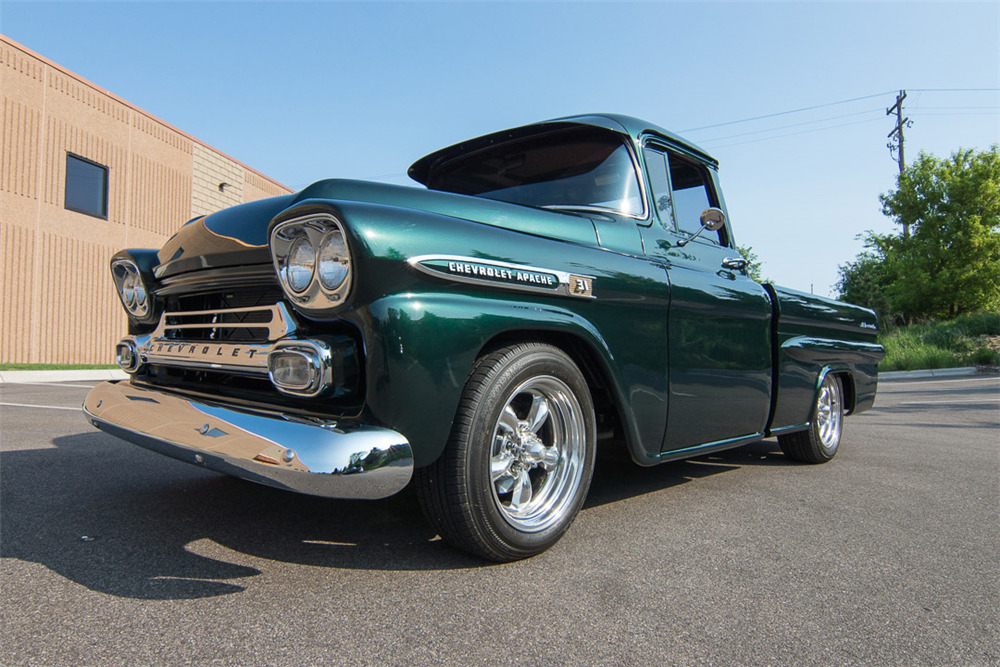 1959 CHEVROLET APACHE CUSTOM PICKUP - Side Profile - 198253