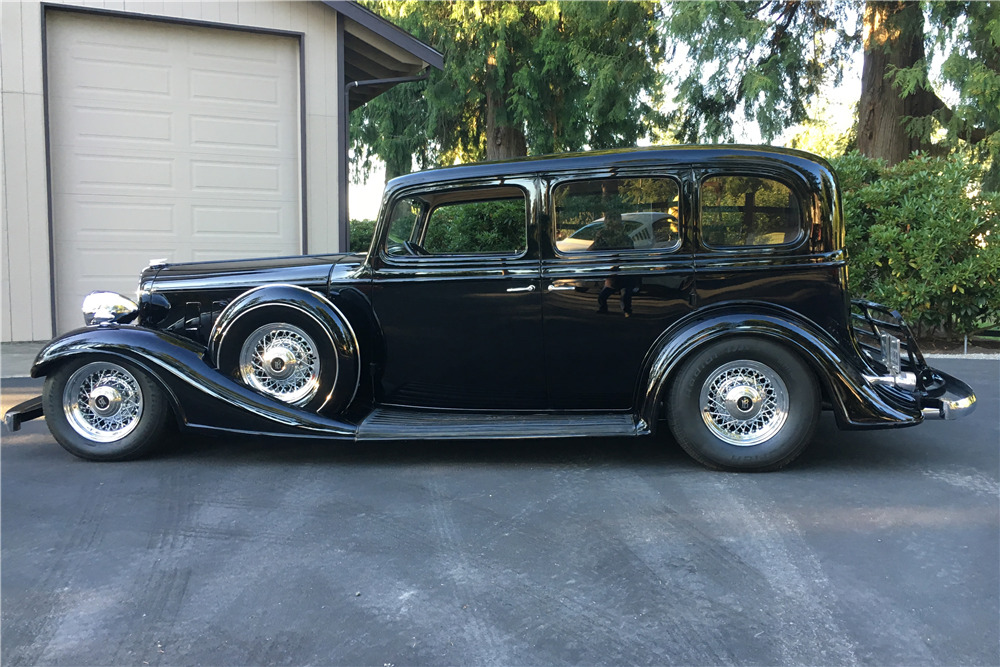 1933 BUICK SERIES 60 MODEL 67 CUSTOM SEDAN - Side Profile - 198304