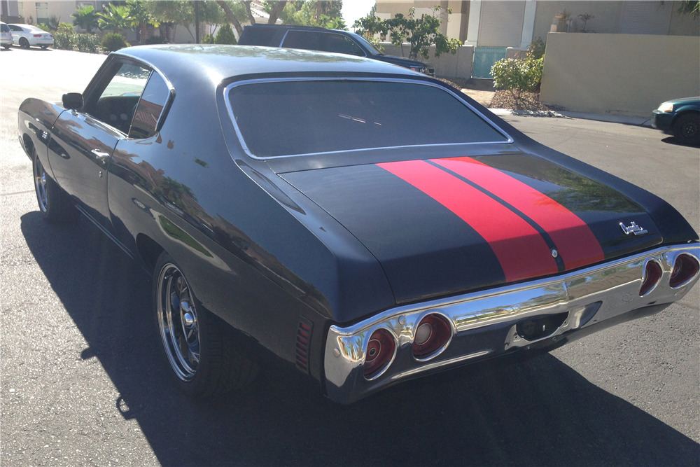 1971 CHEVROLET CHEVELLE - Rear 3/4 - 198810