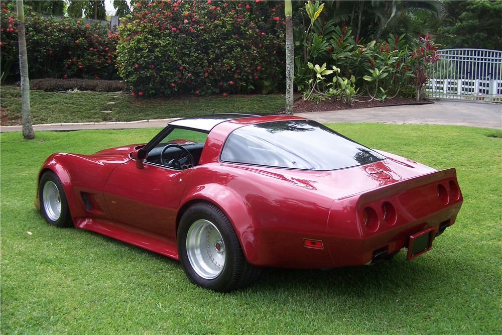 1978 CHEVROLET CORVETTE CUSTOM COUPE - Rear 3/4 - 198811