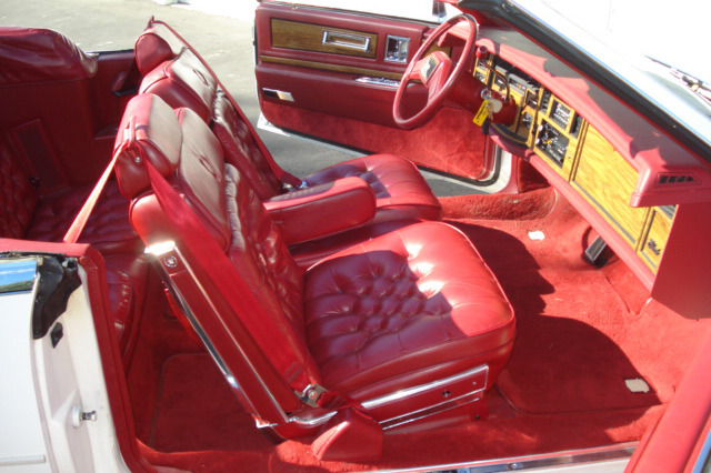 1985 CADILLAC ELDORADO CONVERTIBLE - Interior - 198817