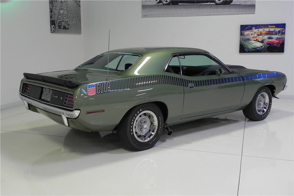 1970 PLYMOUTH 'CUDA AAR - Rear 3/4 - 199897