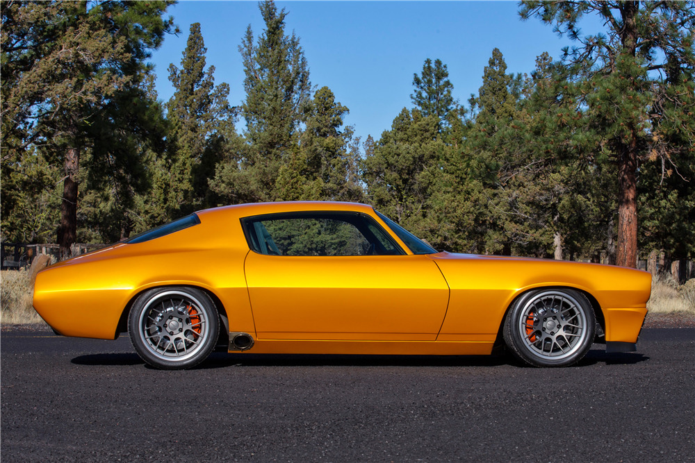 1971 CHEVROLET CAMARO CUSTOM COUPE - Side Profile - 201217
