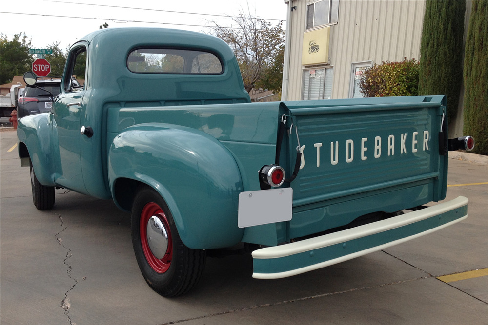 1953 STUDEBAKER PICKUP - Rear 3/4 - 201230
