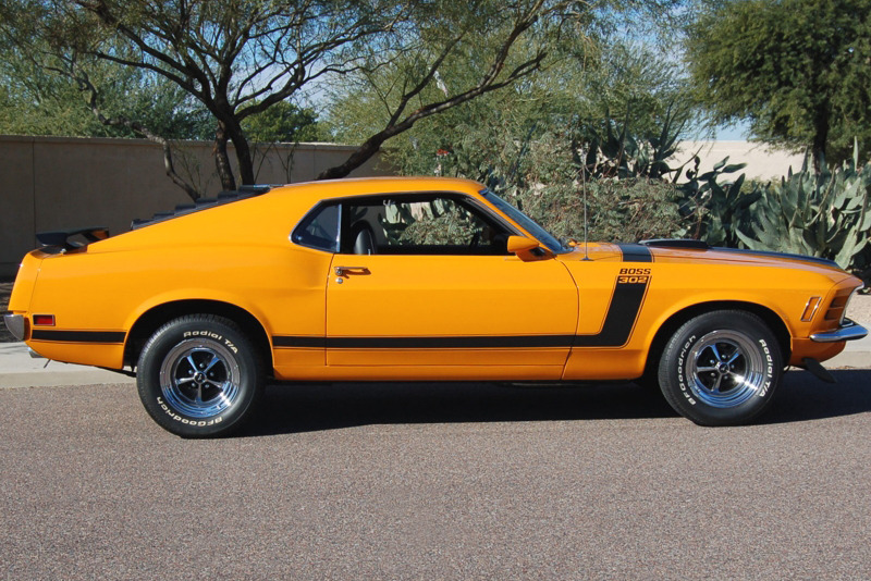 1970 FORD MUSTANG BOSS 302 FASTBACK - Side Profile - 201318