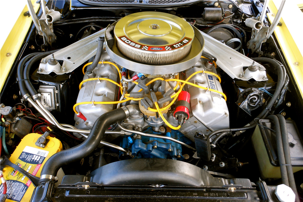 1971 FORD MUSTANG BOSS 351 CUSTOM FASTBACK - Engine - 201559
