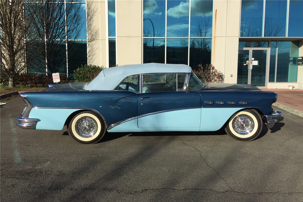 1956 BUICK CENTURY CONVERTIBLE - Side Profile - 201841