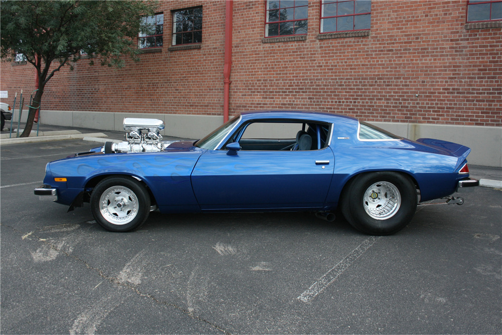 1976 CHEVROLET CAMARO CUSTOM COUPE - Side Profile - 201842