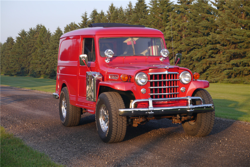 1952 WILLYS CUSTOM PANEL WAGON - Front 3/4 - 202053
