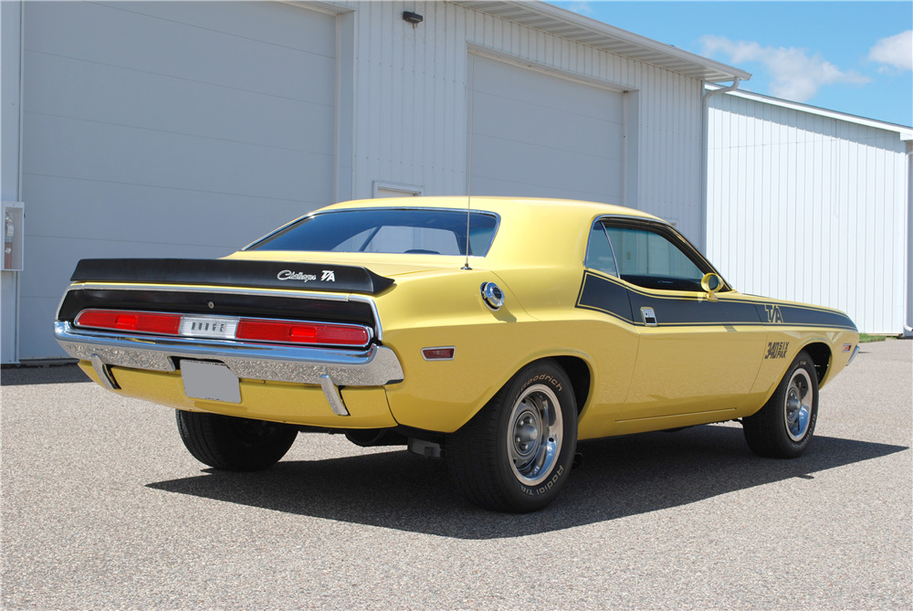 1970 DODGE CHALLENGER T/A - Rear 3/4 - 202088