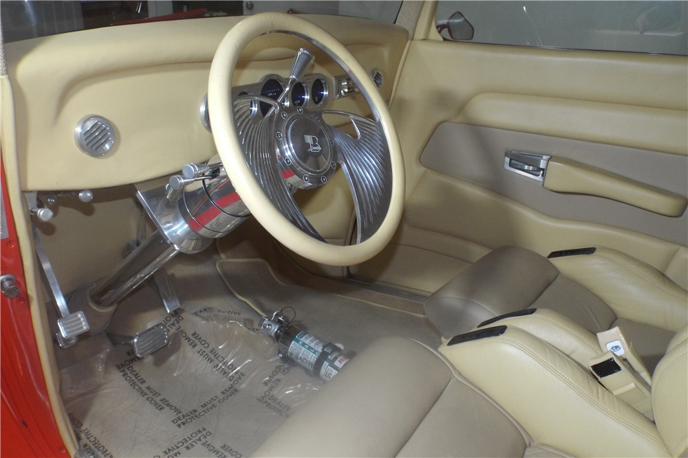 1934 FORD 3-WINDOW CUSTOM COUPE - Interior - 202102