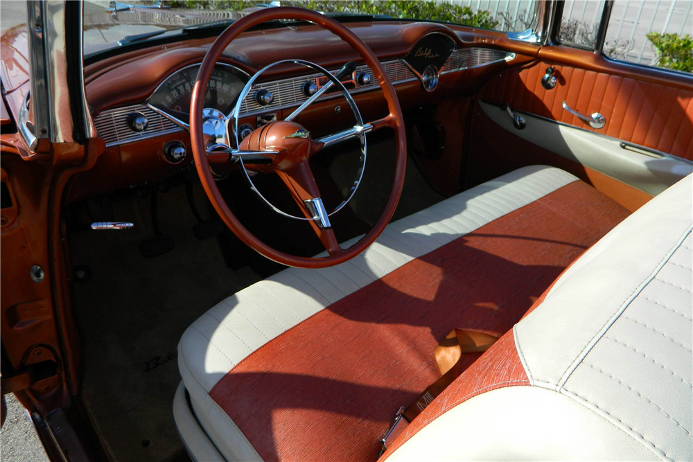 1956 CHEVROLET BEL AIR CONVERTIBLE - Interior - 205834