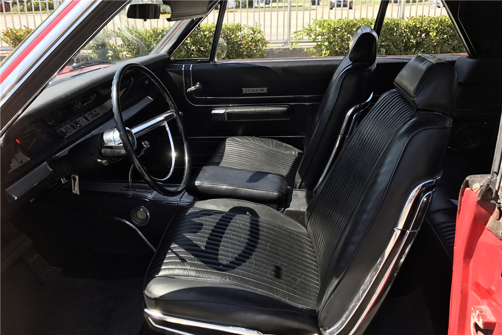 1967 PLYMOUTH FURY CONVERTIBLE - Interior - 206016