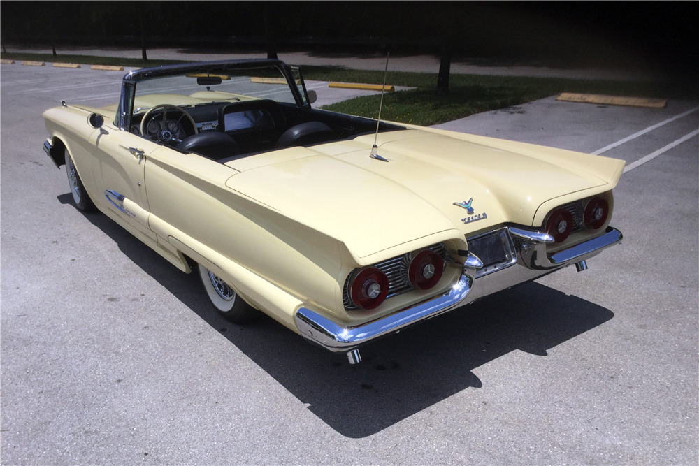 1959 FORD THUNDERBIRD CONVERTIBLE - Rear 3/4 - 206252