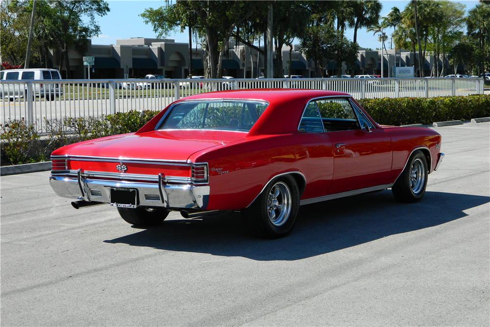 1967 CHEVROLET CHEVELLE - Rear 3/4 - 206314