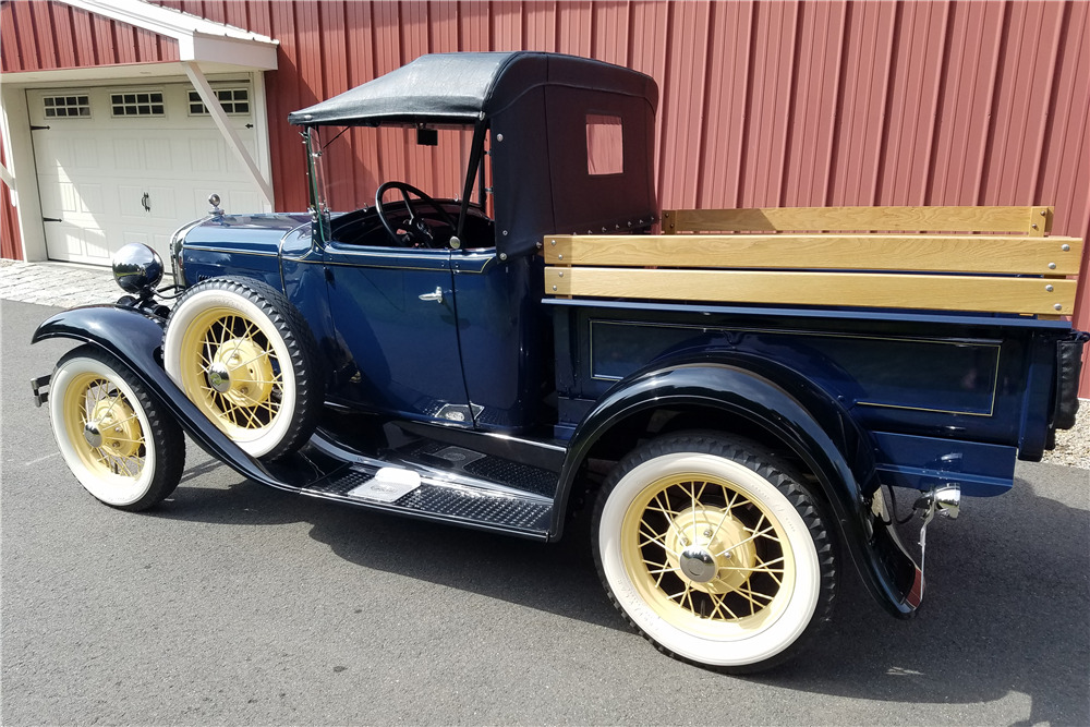 1930 FORD MODEL A ROADSTER PICKUP - Side Profile - 207530